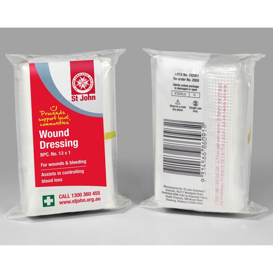 St John Wound Dressing BPC No.13