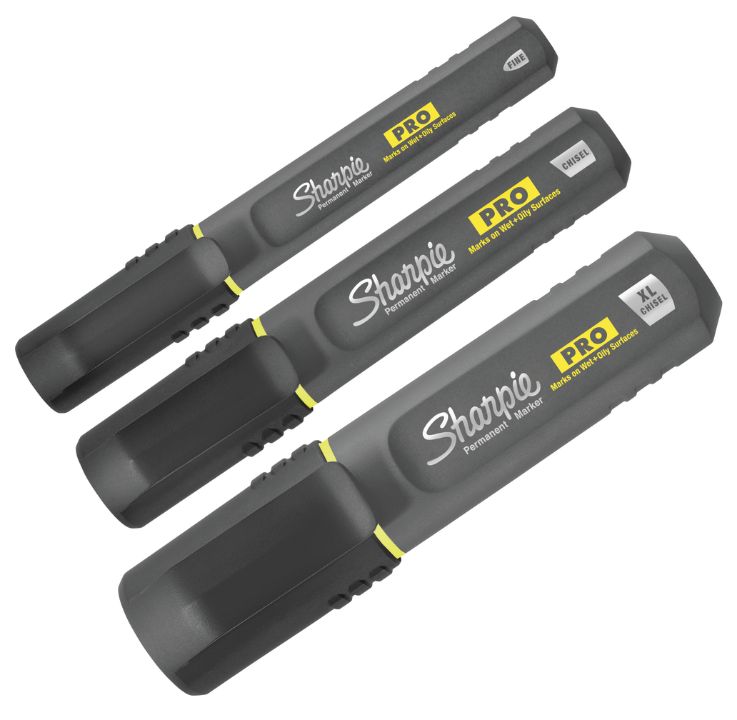 SHARPIE PRO XL PERMANENT MARKER Chisel Point Black - Sharpie