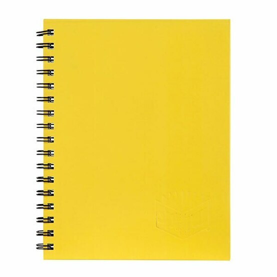 Spirax 512 Hard Cover Notebook 200 Pages A4 Yellow