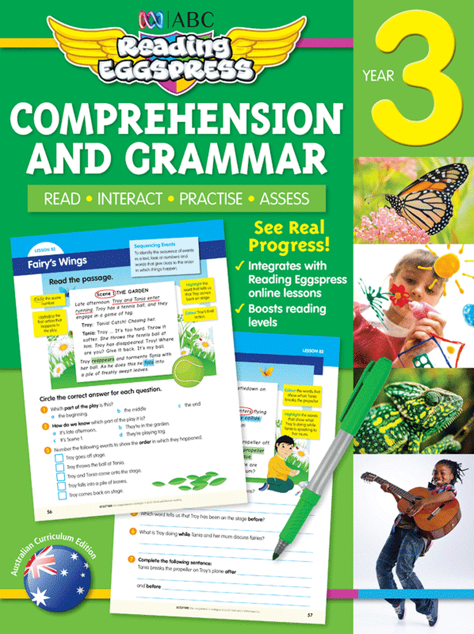 ABC Reading Eggspress Comprehension And Grammar Year 3 ABC Reading Eggspress Comprehension And Grammar Year 3