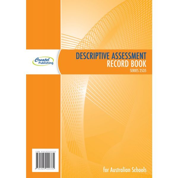 Createl Descriptive Assessment Record Book Wiro Bound - Createl Publishing