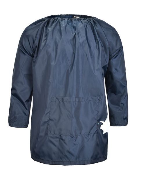 Large Junior Art Smock Long Sleeve Polyester with Acrylic backing Blue